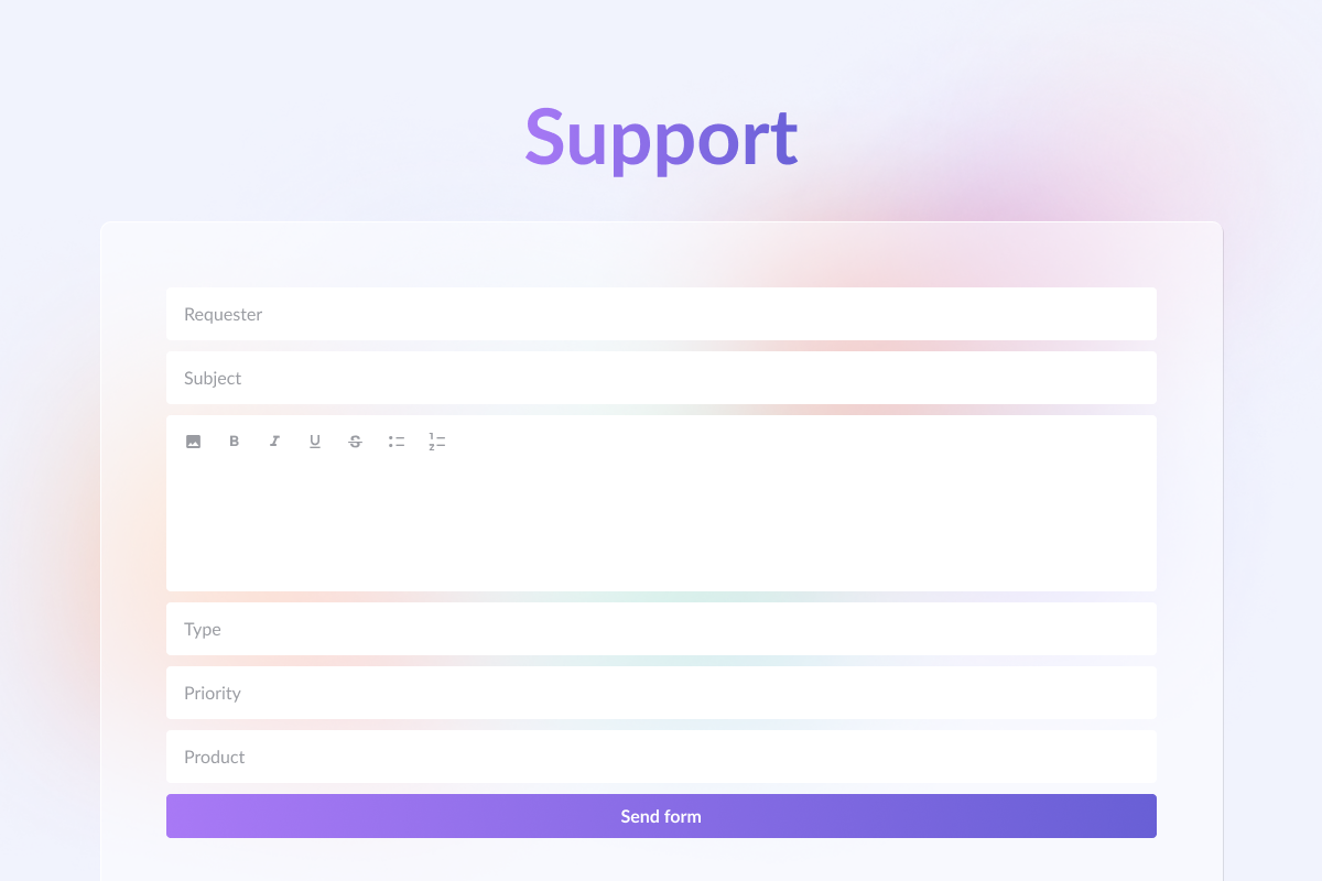 Support - Memory Hive